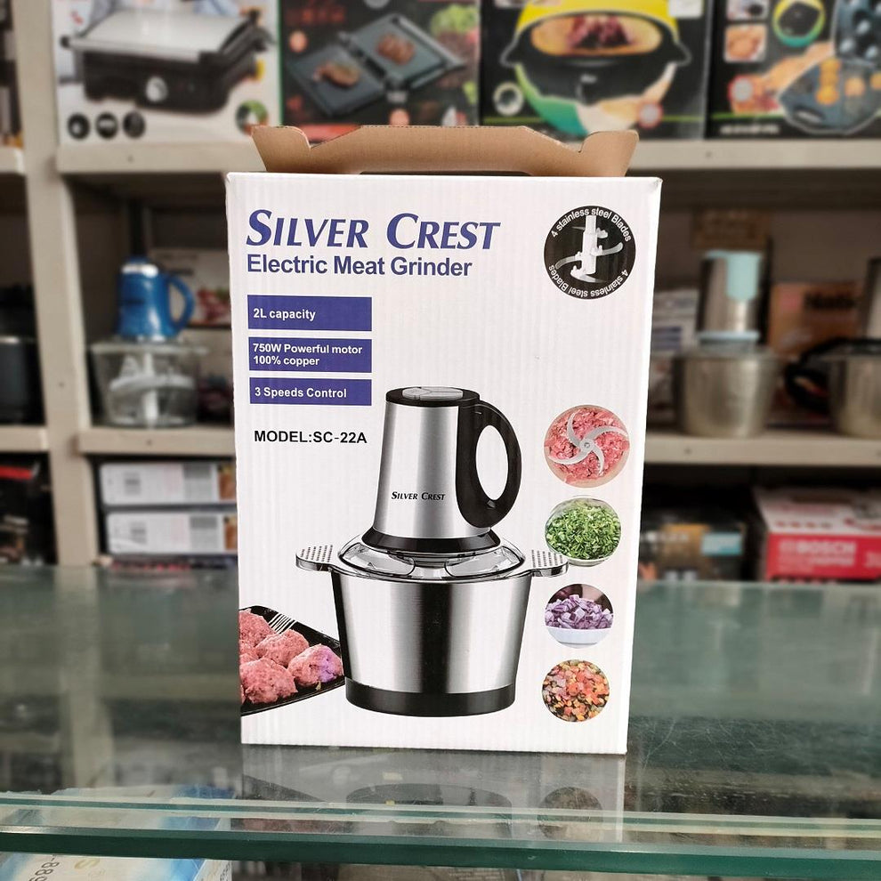 SILVER CREST ELECTRIC MEAT GRINDER – Brandhub
